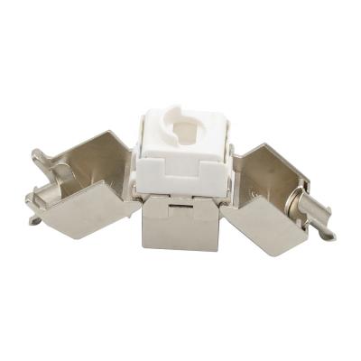 China O ftp Cat6 Jack trapezoide de STP 180 graus de Toolless, 8P8C protegeu Rj45 Jack trapezoide à venda