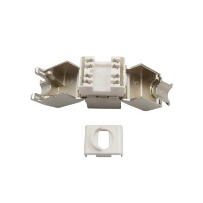 China O ftp Cat6 Jack trapezoide de STP 180 graus de Toolless, 8P8C protegeu Rj45 Jack trapezoide à venda