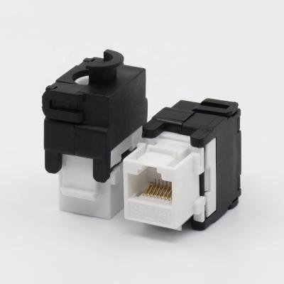 China Ampère fêmea Toolless Rj45 Jack 180 peça fundamental do acoplador do gato 6 do grau à venda