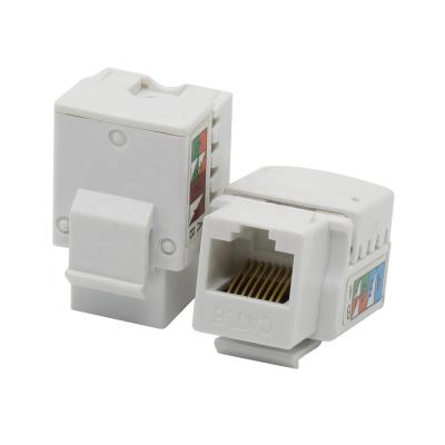Cina Grado Jack trapezoidale, parete Jack di AMP Rj45 90 di Ethernet di 8p8c Cat6 in vendita