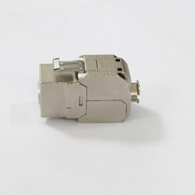 Cina Un ABS trapezoidale bianco Rj45 da 90 gradi Cat6A Jack per rete e cablare in vendita