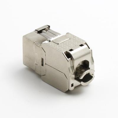 Cina Un ABS trapezoidale bianco Rj45 da 90 gradi Cat6A Jack per rete e cablare in vendita