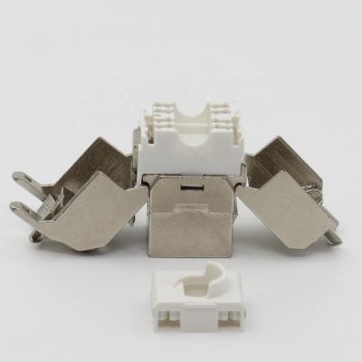 中国 STP Cat6A台形ジャックToollessはFTPの台形を保護した 販売のため