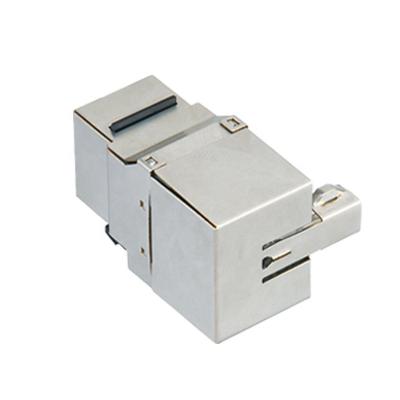 Cina 180 gradi hanno protetto Cat6a Jack Female trapezoidale, il cavo di Ethernet di Cat5e Jack trapezoidale in vendita