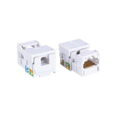 Cina Il modulo trapezoidale femminile di Cat6A Jack 8p8c Rj45 D'oro ha dipinto in vendita