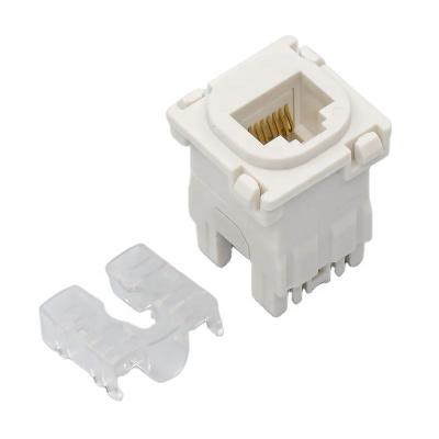 Cina UTP Cat6a Jack trapezoidale 180 gradi, Rj45 rete Jack trapezoidale in vendita