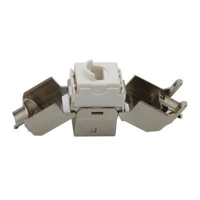 China O UL trapezoide do RJ45 ampère Cat6A Jack protegeu Toolless 8p8c modular à venda