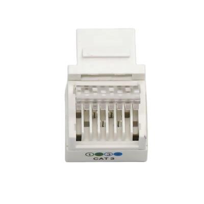 Cina 90 gradi Toolless Jack Coupler Rj trapezoidale 11 Cat3 in vendita