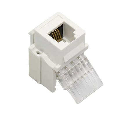 Cina 90 gradi Toolless Jack Coupler Rj trapezoidale 11 Cat3 in vendita