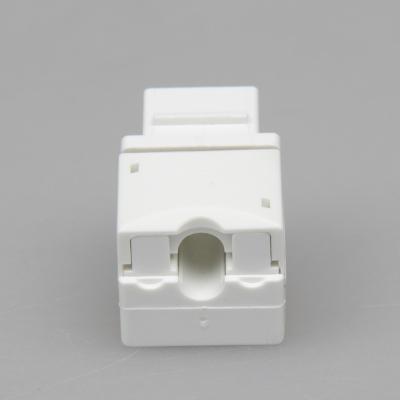 Cina Accoppiatore trapezoidale bianco modulare di Cat3 Jack Telephone Female 6p4c Rj11 in vendita