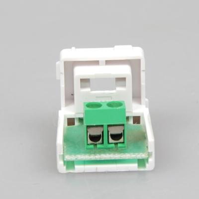 Cina Blocchetti di connettore elettrico trapezoidali del PC Cat3 Jack RJ11 dell'ABS in vendita