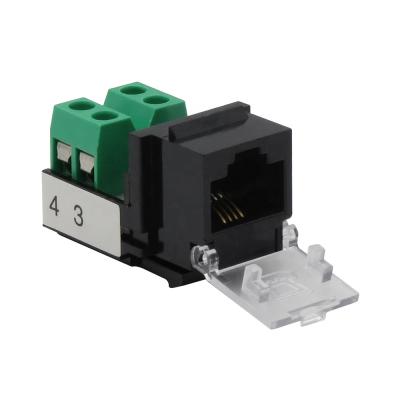 Cina 8P4C Cat3 Jack trapezoidale 6P4C connettore del cavo telefonico da 90 gradi in vendita