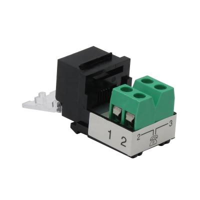 Cina 8P4C Cat3 Jack trapezoidale 6P4C connettore del cavo telefonico da 90 gradi in vendita