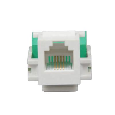 中国 Rj12 UTPのターミナル ブロックのコネクター90程度猫3の台形ジャック 販売のため
