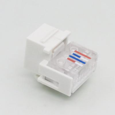 Cina ABS trapezoidale di Rj11 Cat3 Jack Female Toolless Telephone in vendita