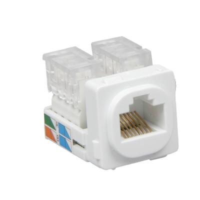 China Acoplador Inline Clipsal Cat6a de 90 graus RJ45, marceneiro Inline Coupler da rede Cat5e Rj45 à venda