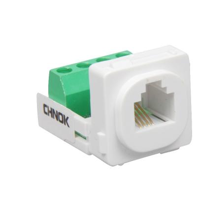 中国 6p4c UTP Rj11のジャックClipsalターミナルRj12の下の台形カプラーCat3 Rj45の穿孔器 販売のため