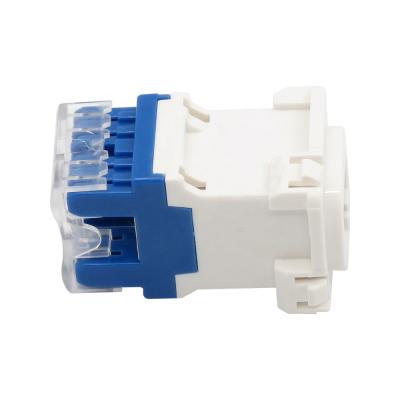 China Voorzien van een netwerk UTP, Clipsal-Type Cat5e Gealigneerde Koppeling van de 180 Graadrj45 het Gealigneerde Koppeling Te koop