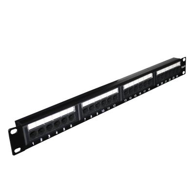Cina 12 porto trapezoidale 16 di codice colore Rj45 24 del quadro d'interconnessione del porto Cat6 18 48 in vendita