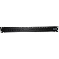 China 24 Port Blank Keystone Patch Panel Cat6 1U 19 Inch Network Ethernet Patch Panel for sale