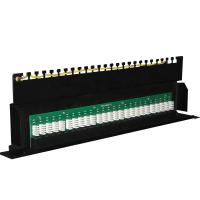 China 24 Port Blank Keystone Patch Panel Cat6 1U 19 Inch Network Ethernet Patch Panel for sale
