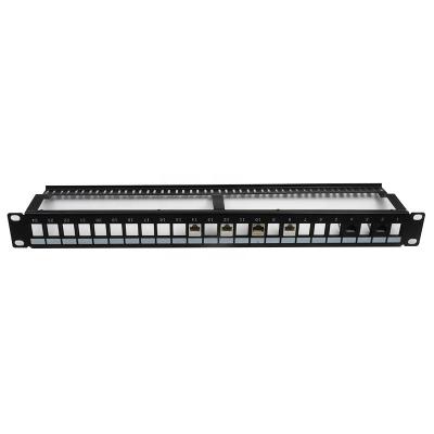 Cina Quadro d'interconnessione trapezoidale di Cat5e Cat6 12 16 porto Digital del porto 18 in vendita