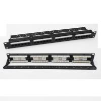 China 48 Port Cat5e SFTP Patch Panel 2U 19 Inch Keystone Compatible 110 IDC for sale