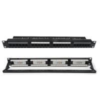 China 48 Port Cat5e SFTP Patch Panel 2U 19 Inch Keystone Compatible 110 IDC for sale