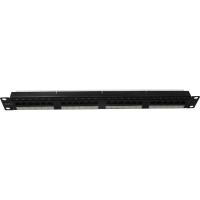 China Cat6 UTP Patch Panel 24 Port 2U Dual Block Krone RJ45 Network Panel for sale