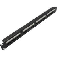 China Cat6 UTP Patch Panel 24 Port 2U Dual Block Krone RJ45 Network Panel for sale