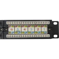 China Cat6 UTP Patch Panel 24 Port 2U Dual Block Krone RJ45 Network Panel for sale