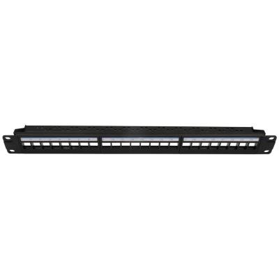 中国 Cat5eのモジュラー台形パッチ盤24の港Cat6 19インチの 販売のため