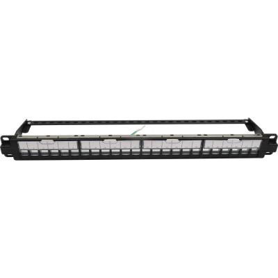 Cina Porto Cat6 Cat5e 1U Cat6A del quadro d'interconnessione del ftp STP 24 a 19 pollici in vendita