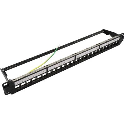 Cina Quadro d'interconnessione in bianco a 19 pollici trapezoidale di ATP 1U del piatto di parete del porto del ftp 24 di STP in vendita