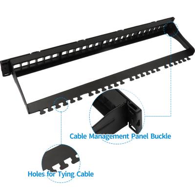 Cina Porto in bianco 1U a 19 pollici, CAT5E Jack Panel trapezoidale del quadro d'interconnessione di AMP Cat6 24 in vendita
