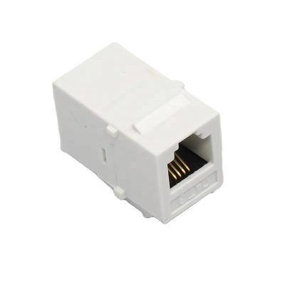 中国 UTP RJ11のインライン カプラー180の程度CAT3の女性のプラグのコネクター 販売のため
