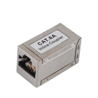 中国 女性RJ45インライン カプラーCAT6Aの箱のイーサネット ケーブルのインライン カプラー 販売のため