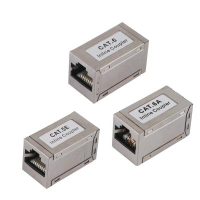 中国 女性RJ45インライン カプラーCAT6Aの箱のイーサネット ケーブルのインライン カプラー 販売のため