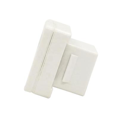 Cina Fermaglio breve Jack trapezoidale dell'ABS bianco in-linea dell'accoppiatore di USB2.0 RJ11 in vendita