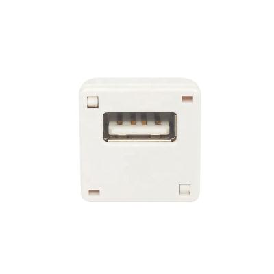 Cina Fermaglio breve Jack trapezoidale dell'ABS bianco in-linea dell'accoppiatore di USB2.0 RJ11 in vendita