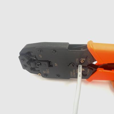 China Friso do conector da tomada da ferramenta do gato 6 de Rj 45 do descascador de fios da rede do ampère Cat5 à venda