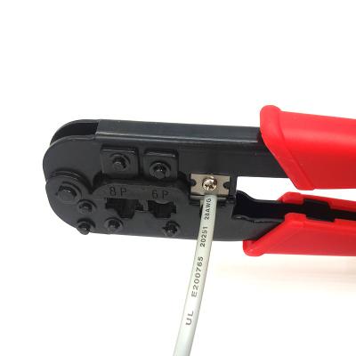 Cina Estrattore coassiale automatico di plastica dello strumento di piegatura delle Telecomunicazioni di acciaio inossidabile Rj45 in vendita