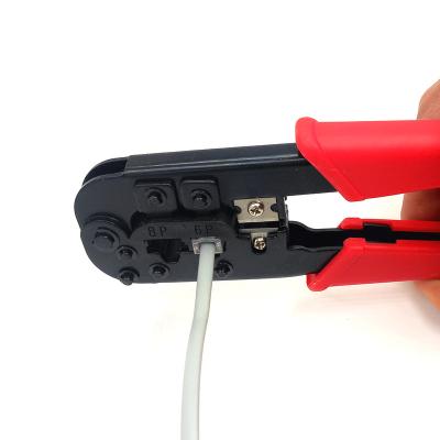 Cina Estrattore coassiale automatico di plastica dello strumento di piegatura delle Telecomunicazioni di acciaio inossidabile Rj45 in vendita