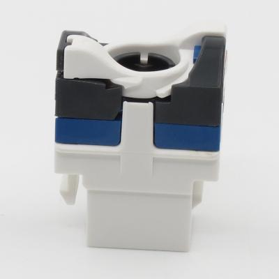 中国 180度のイーサネット台形ジャックCAT5e Toolless UTP目に見える錆の酸化無し 販売のため