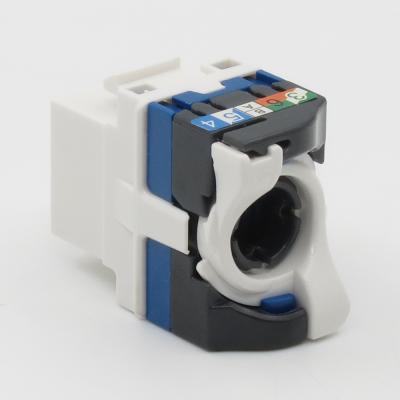 中国 180度のイーサネット台形ジャックCAT5e Toolless UTP目に見える錆の酸化無し 販売のため