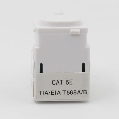 Cina Parete Jack 8P8C di Ethernet dell'Australia UTP Cat5e antipolvere di 90 gradi schermato in vendita