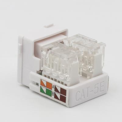 Cina Parete Jack 8P8C di Ethernet dell'Australia UTP Cat5e antipolvere di 90 gradi schermato in vendita