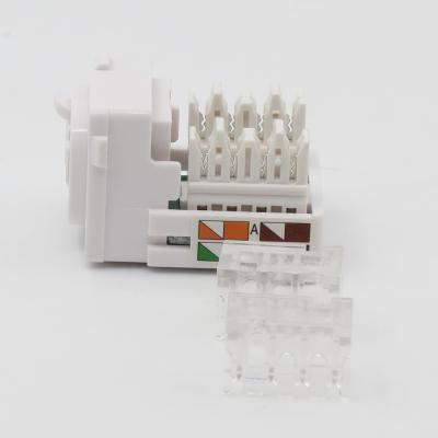 Cina Parete Jack 8P8C di Ethernet dell'Australia UTP Cat5e antipolvere di 90 gradi schermato in vendita