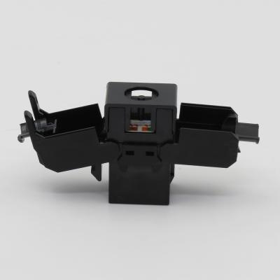 中国 黒いUTP猫5e Rj45は180度Toollessジャックを挿入する 販売のため