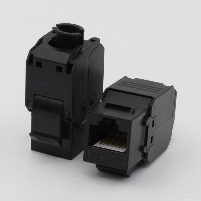 中国 黒いUTP猫5e Rj45は180度Toollessジャックを挿入する 販売のため